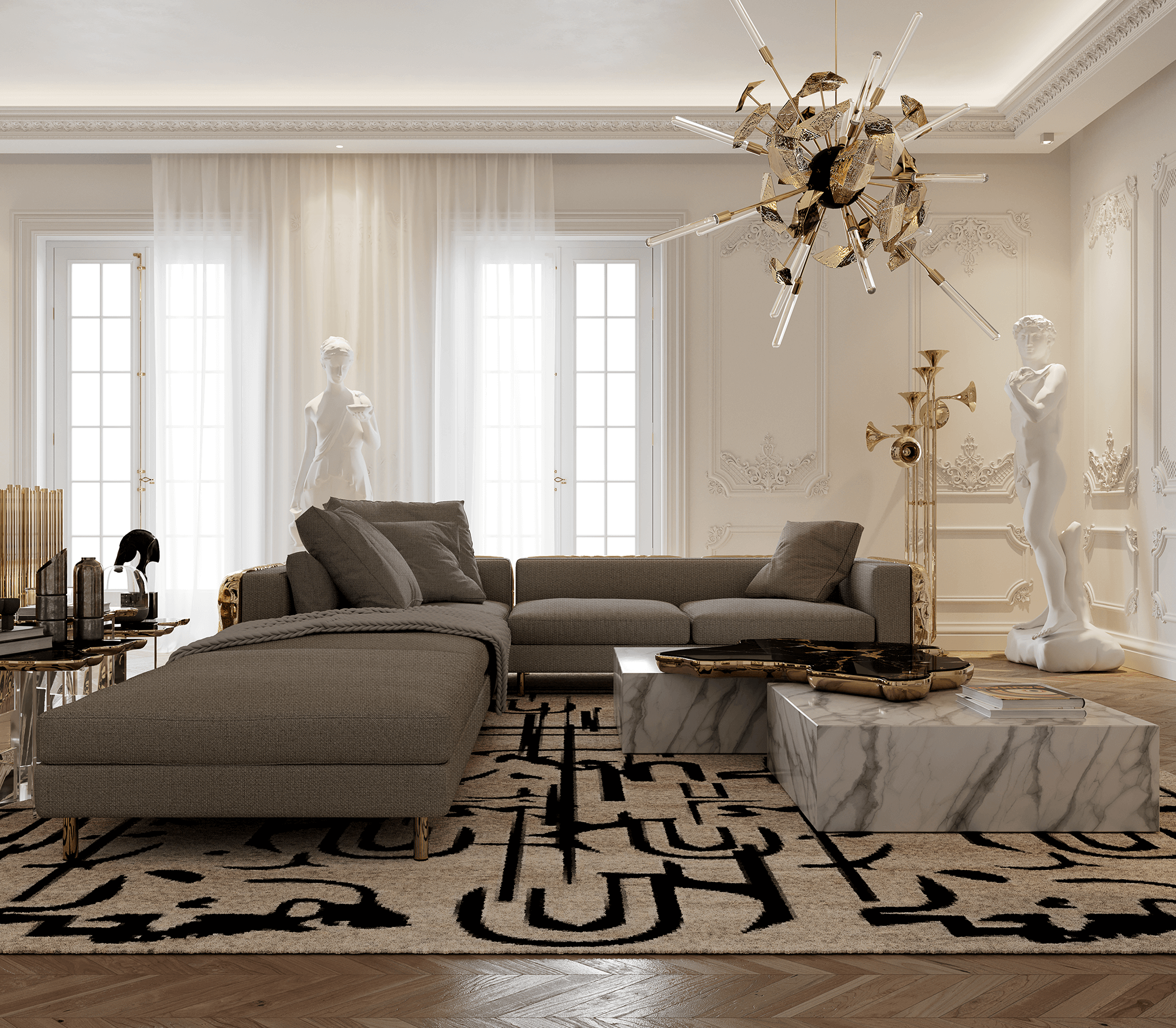 Luxury Center Tables Designs For A Unique Living Room