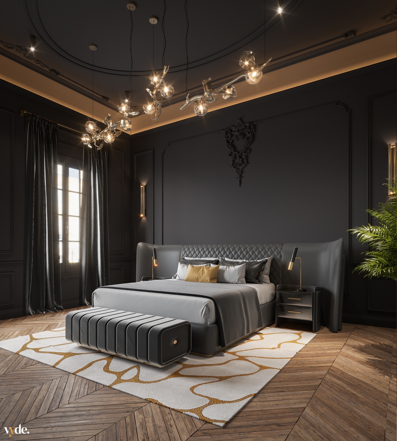 Modern Classic Residence In Dubai Designed By Vyde Studio