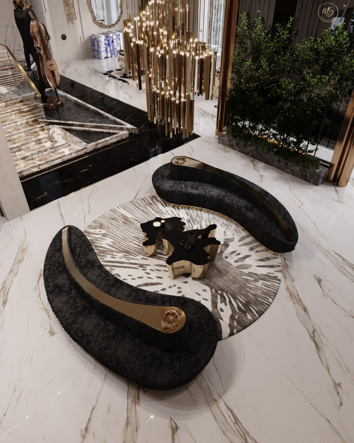 Mai Saad Interiors' Majestic Design in Libya