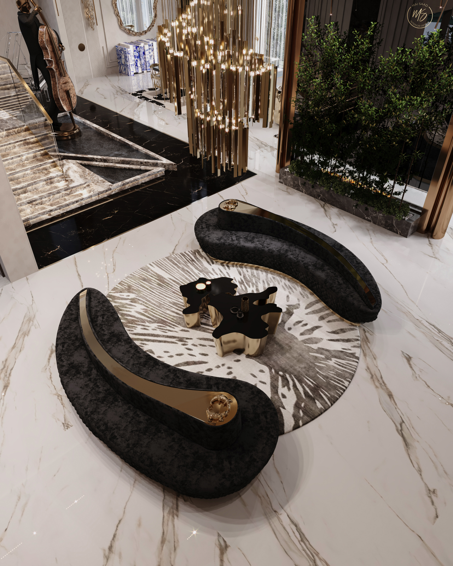 Mai Saad Interiors' Majestic Design in Libya