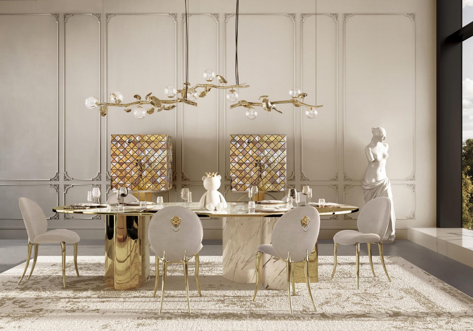 Modern Dining Tables: Elevate Your Space with Boca do Lobo's Luxury
