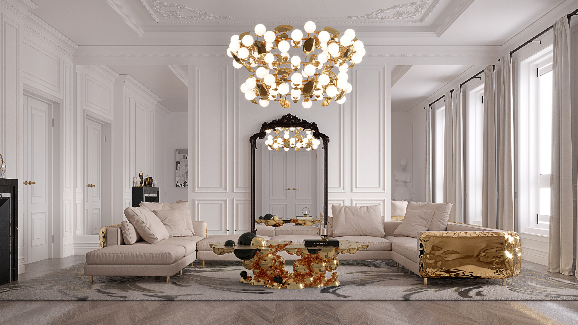 Luxury Living Room in Dubai – Top 10 Statement Pieces
