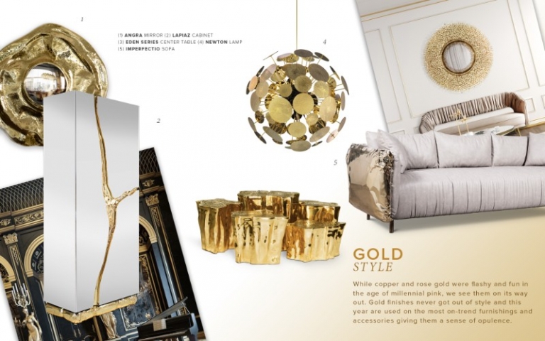 Trending Now - The Best Gold Furniture For Your Luxury Interior Design