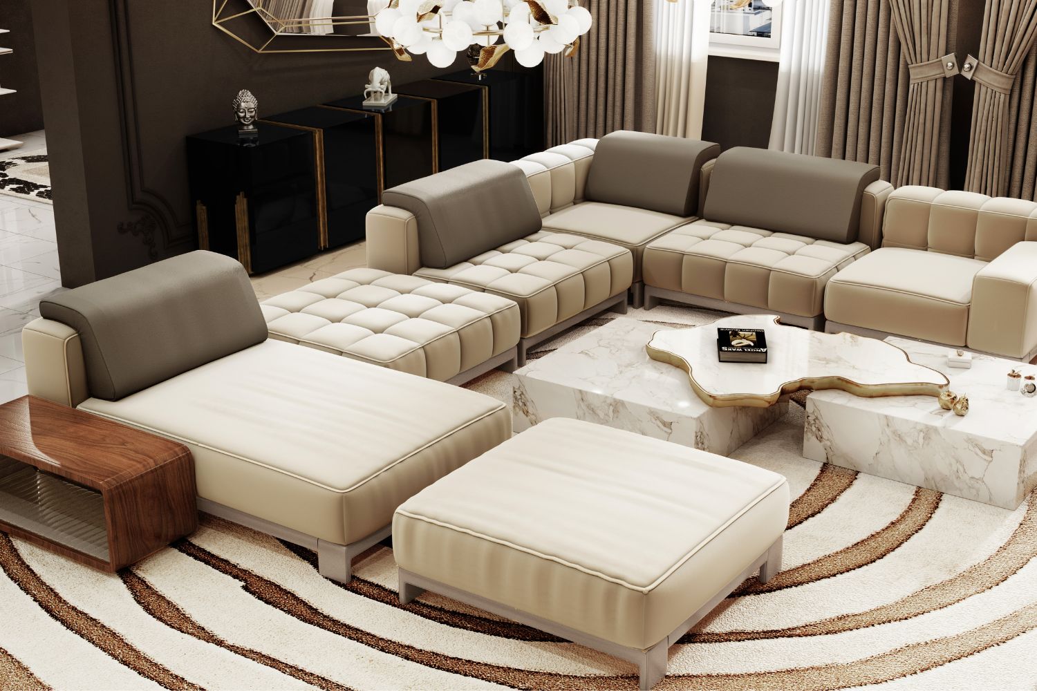 Take A Tour On This Sumptuous Residence With A Contemporary Vibe
