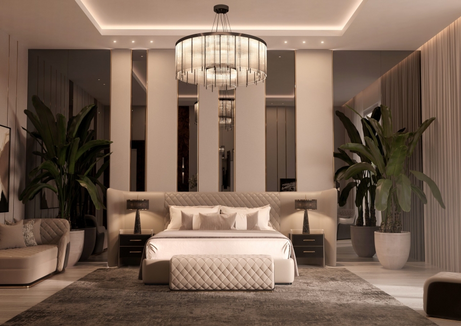 A Contemporary Design Inside Of A Splendidly-Decorated Royal Home