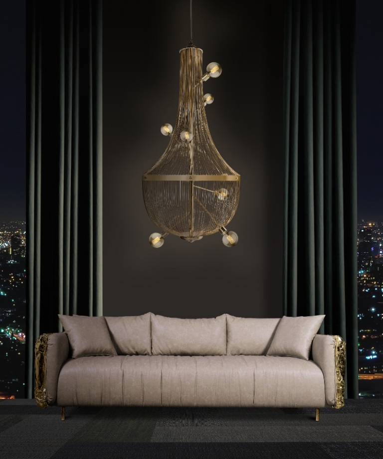 Golden Lighting Design Ideas for Modern Luxury Homes