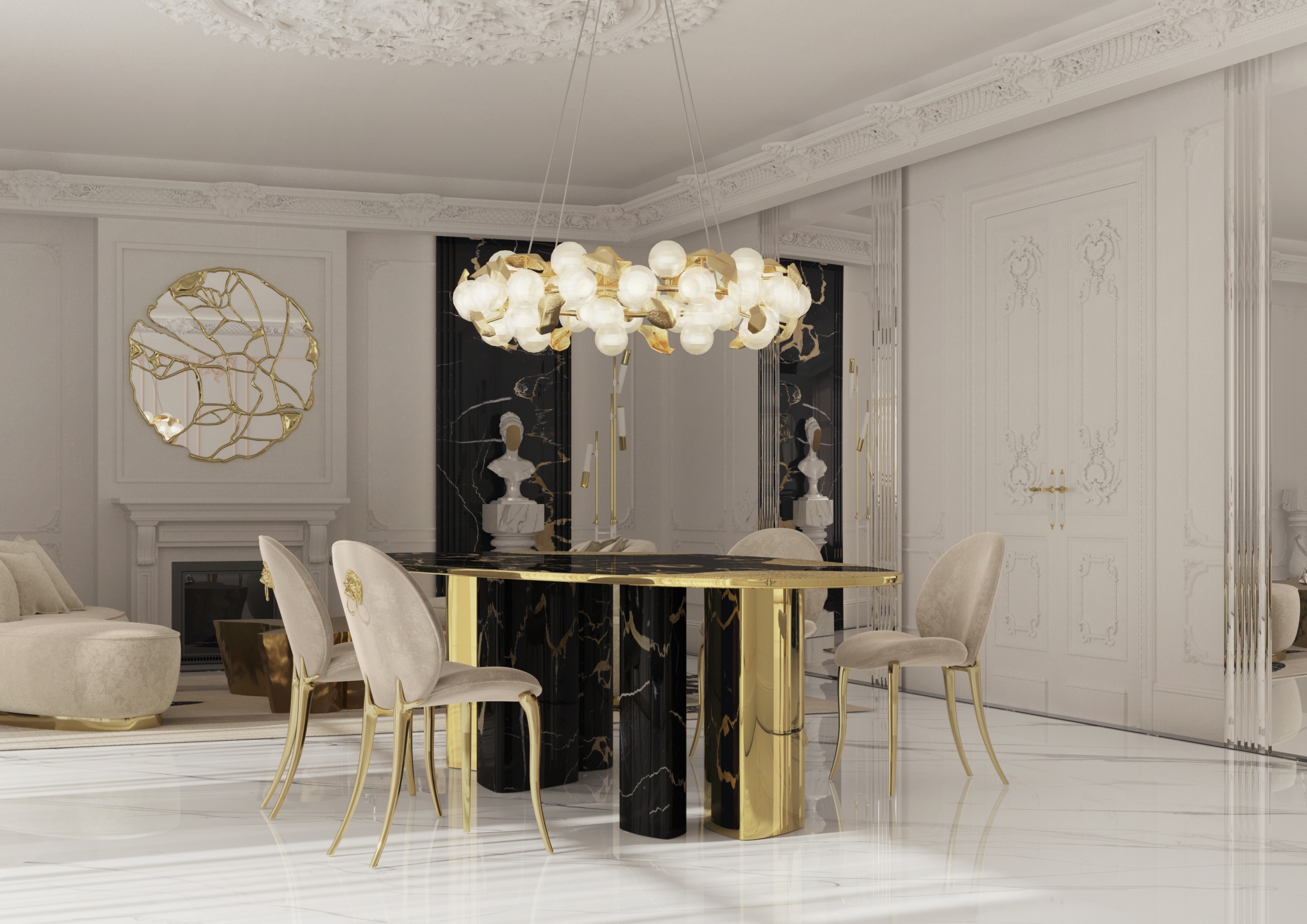 Elegant Dining Rooms with Boca do Lobo: European-Inspired Luxury