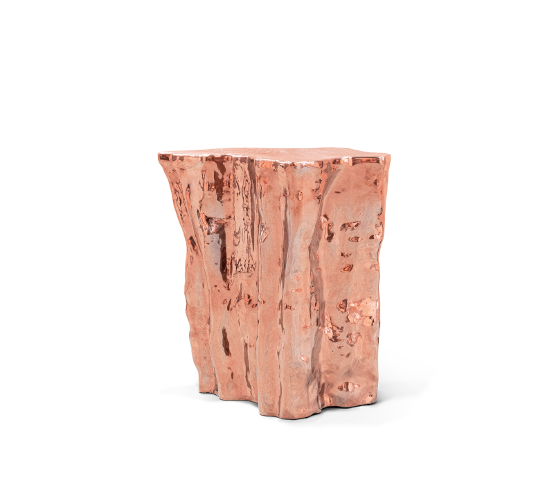Eden Ceramic Copper Big Side Table | Boca do Lobo Exclusive Design
