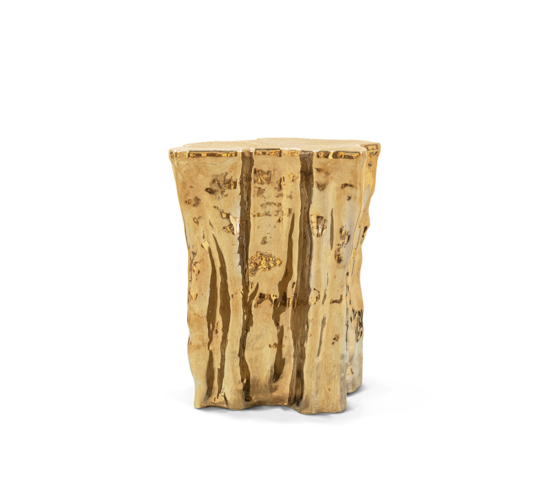 Eden Ceramic Gold Big Side Table | Boca do Lobo Exclusive Design