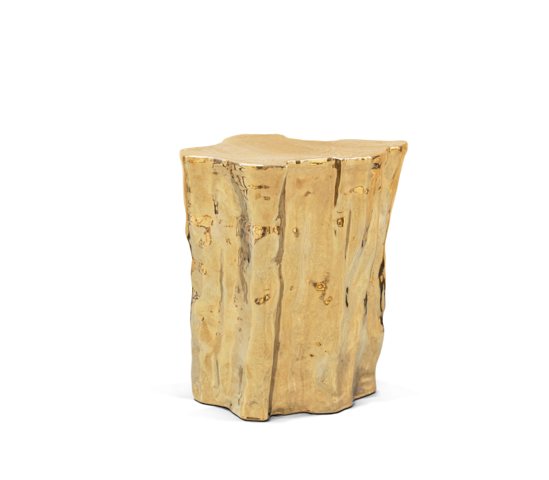Eden Ceramic Gold Big Side Table | Boca do Lobo Exclusive Design