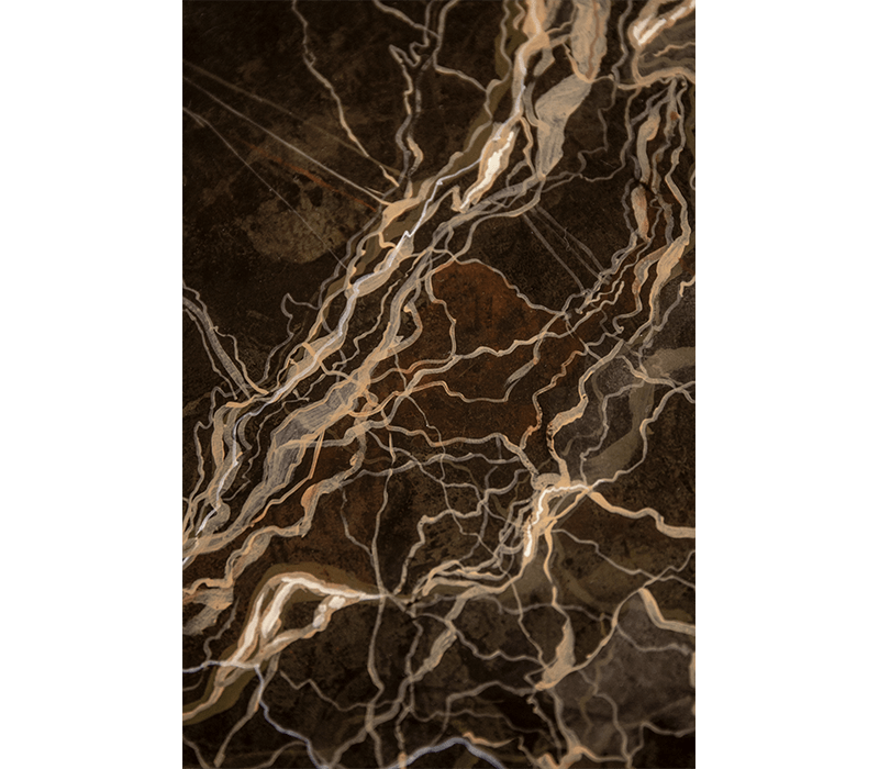 Monochrome Brown Faux-marble Side Table | Boca do Lobo Exclusive Design