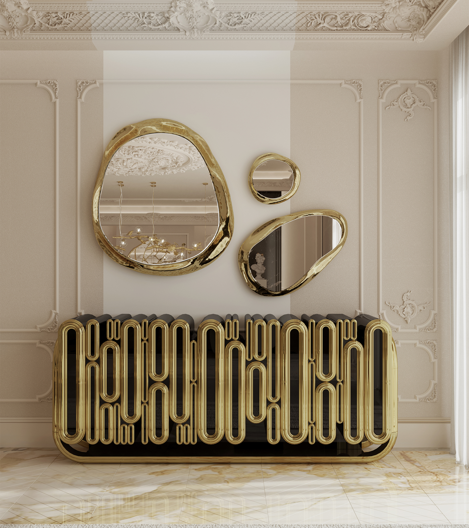 Halo Mirror | Boca do Lobo Exclusive Design