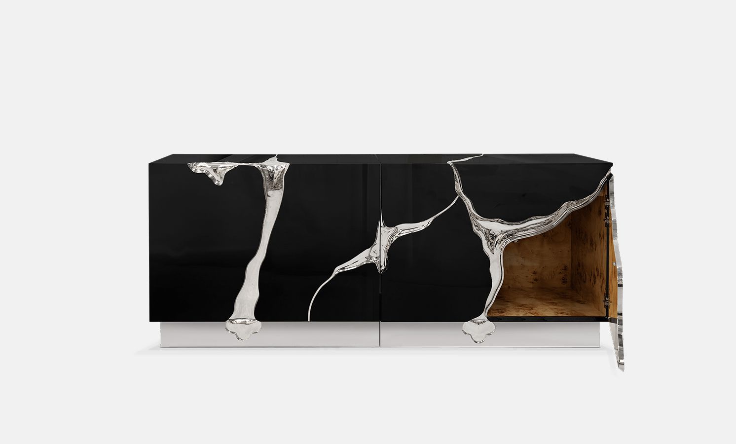 Lapiaz Black Silver Sideboard | Boca do Lobo Exclusive Design