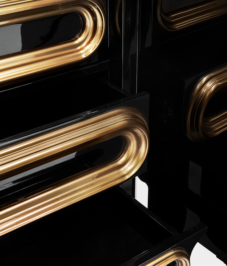Oblong Gold Cabinet | Boca do Lobo Exclusive Design