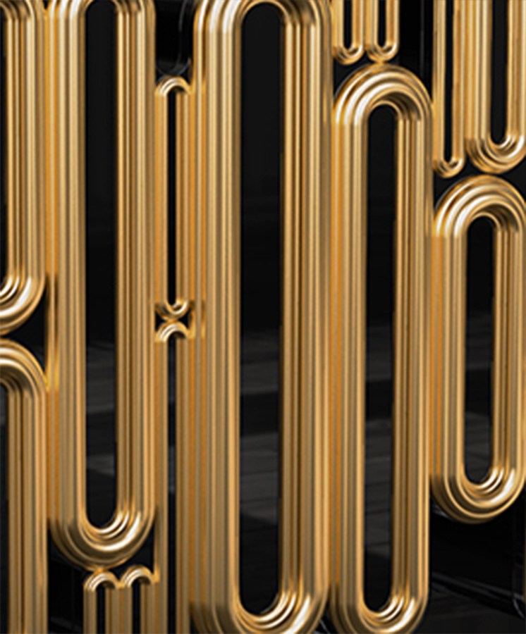 Oblong Gold Sideboard | Boca do Lobo Exclusive Design