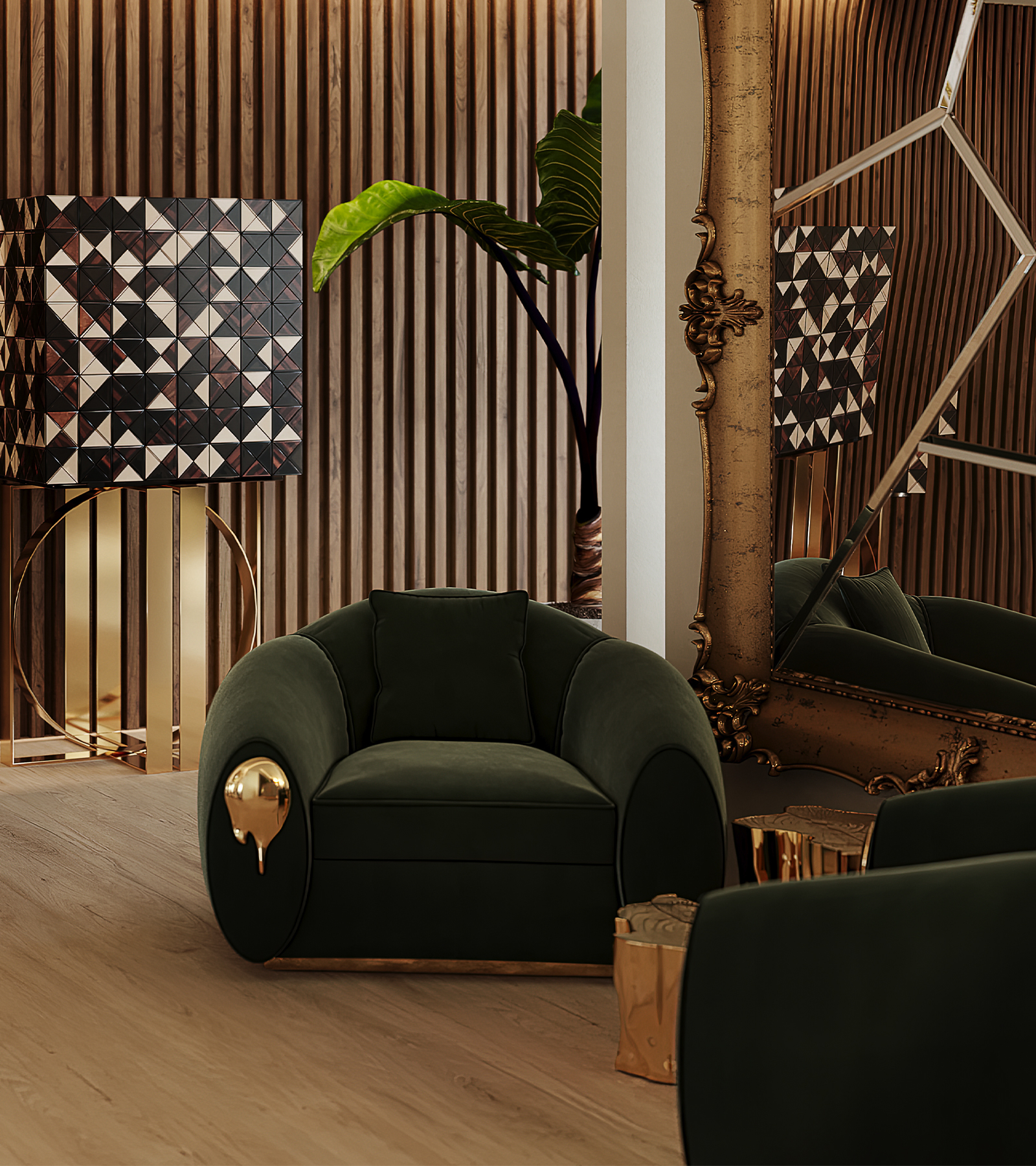 Soleil Green Armchair | Boca do Lobo Exclusive Design