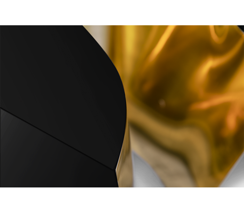 Lapiaz Black And Gold Side Table | Boca do Lobo Exclusive Design