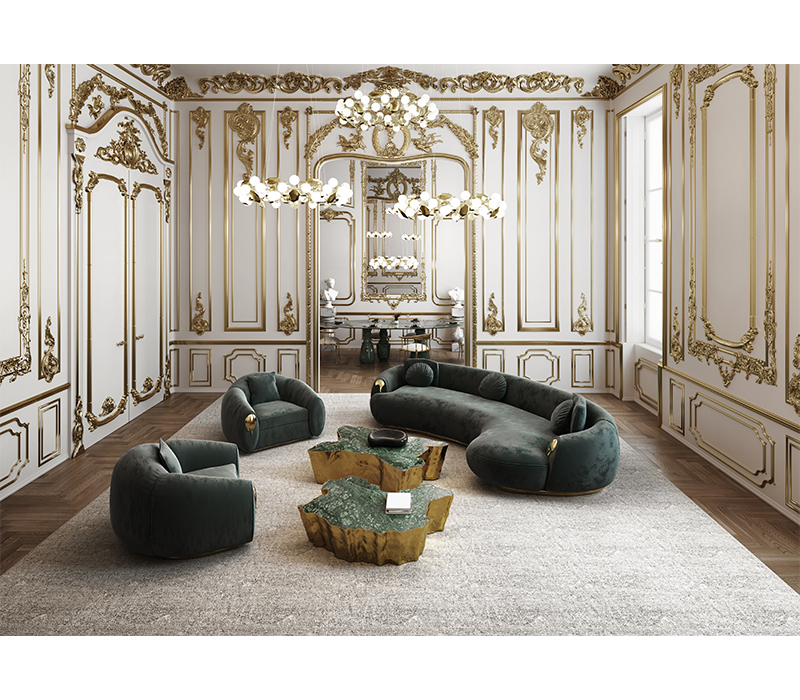 Soleil Green Armchair | Boca do Lobo Exclusive Design